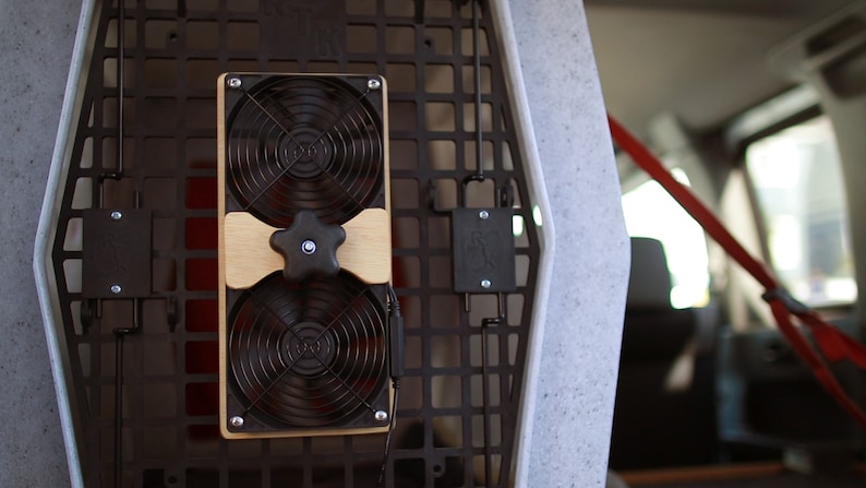 Airflow Dually - Dog Crate Fans - Compatible With Ruff Land / Ruff ...