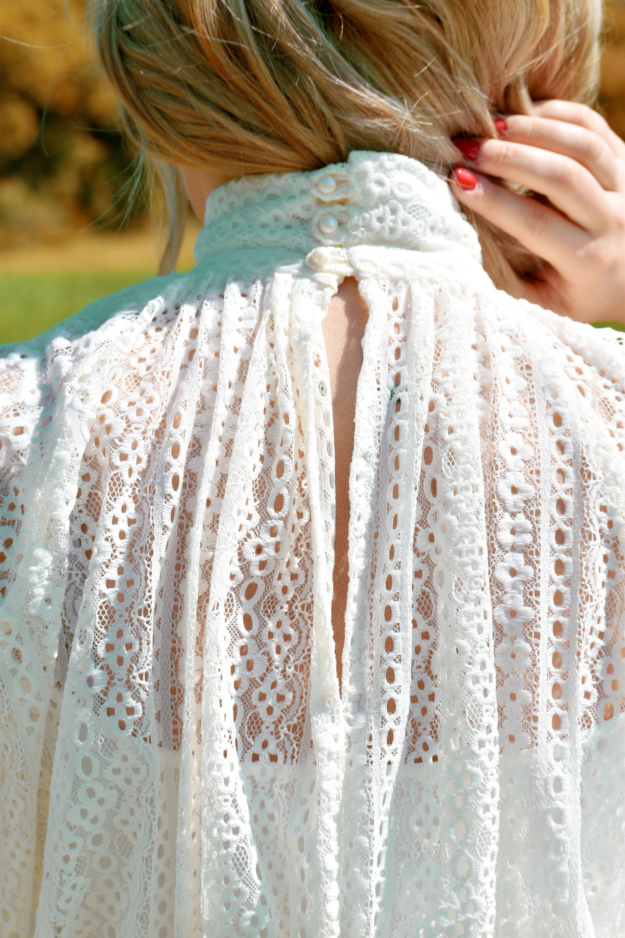Ivory Lace Top Boho Wedding Top Lace Blouse Wedding Top Bridal ...