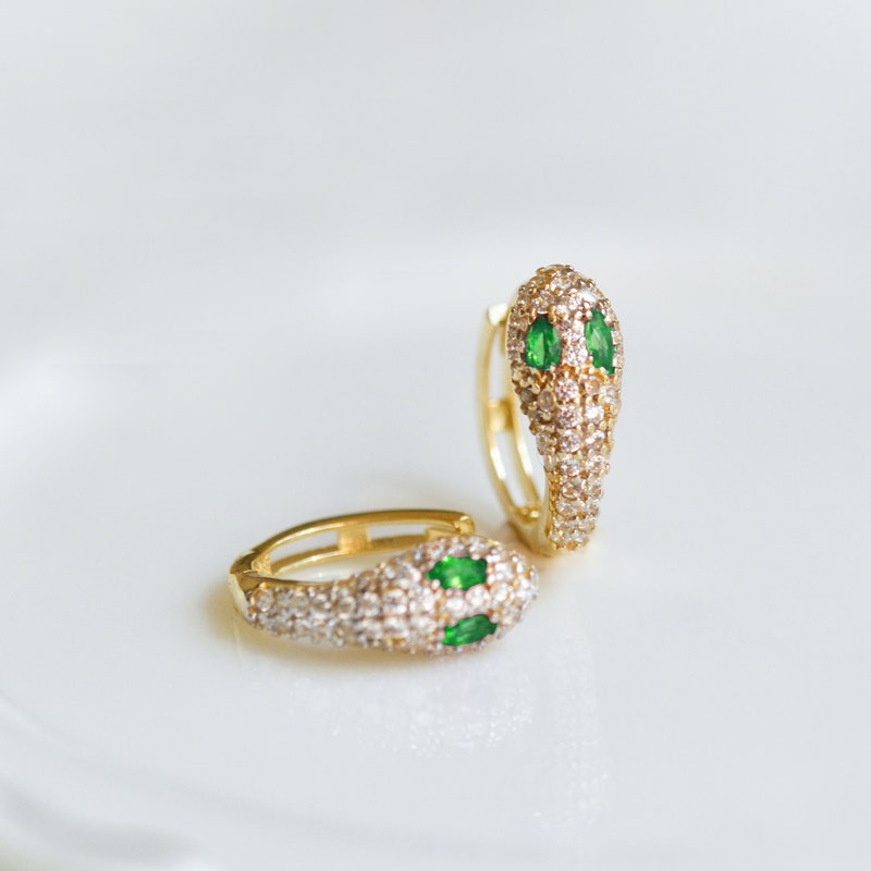 Snake Earrings - Etsy