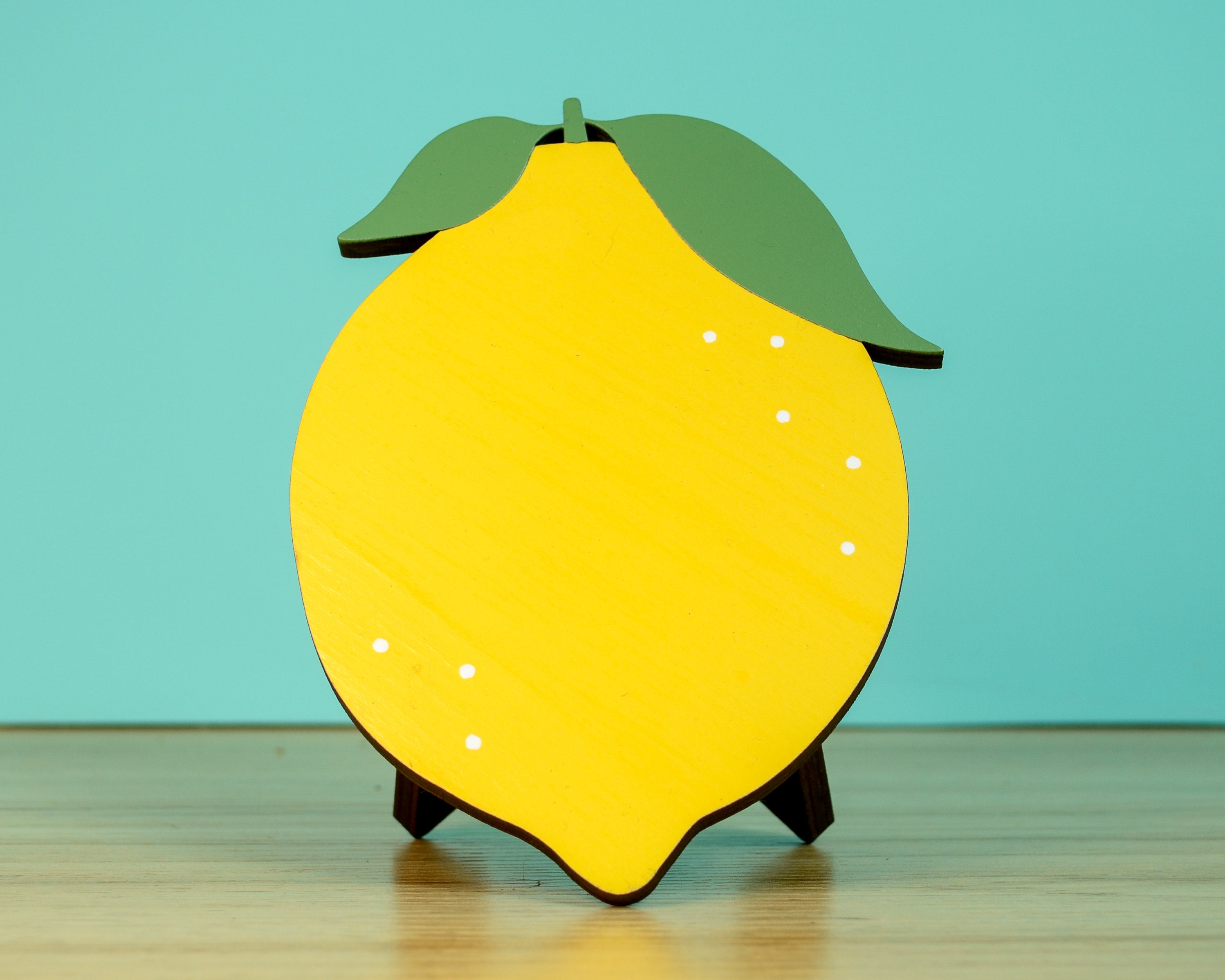 Lemon Plant Stool Plant Stand Fruit Decor Shelf Riser Shelf Table Lemon ...