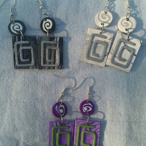 Karl Jacobs Swirl Inspired Earrings | Dream SMP - Etsy