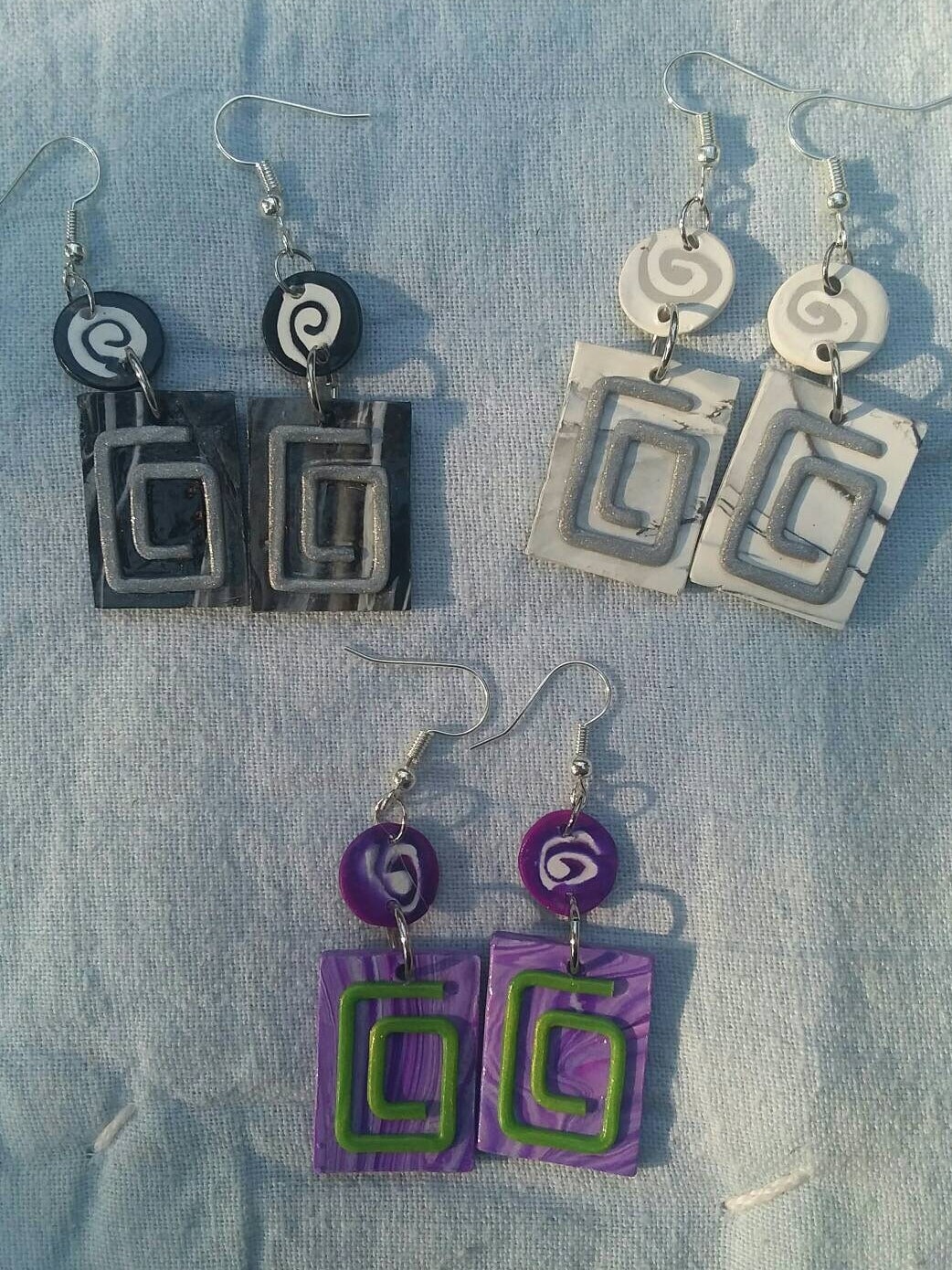 Karl Jacobs Swirl Inspired Earrings Dream SMP - Etsy