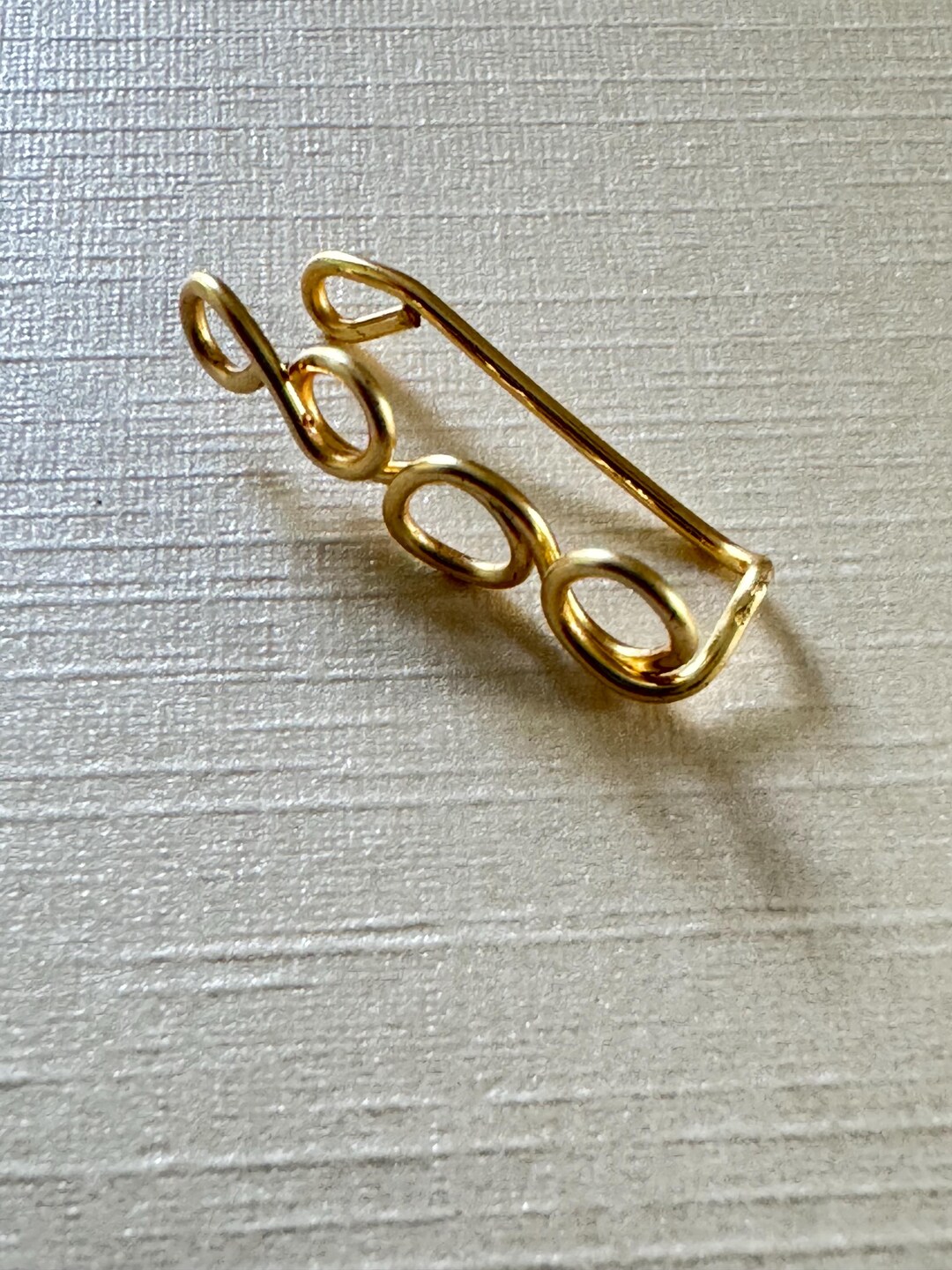 Gold Tone Handmade Non-tarnish Wire Nose Cuffs - Etsy