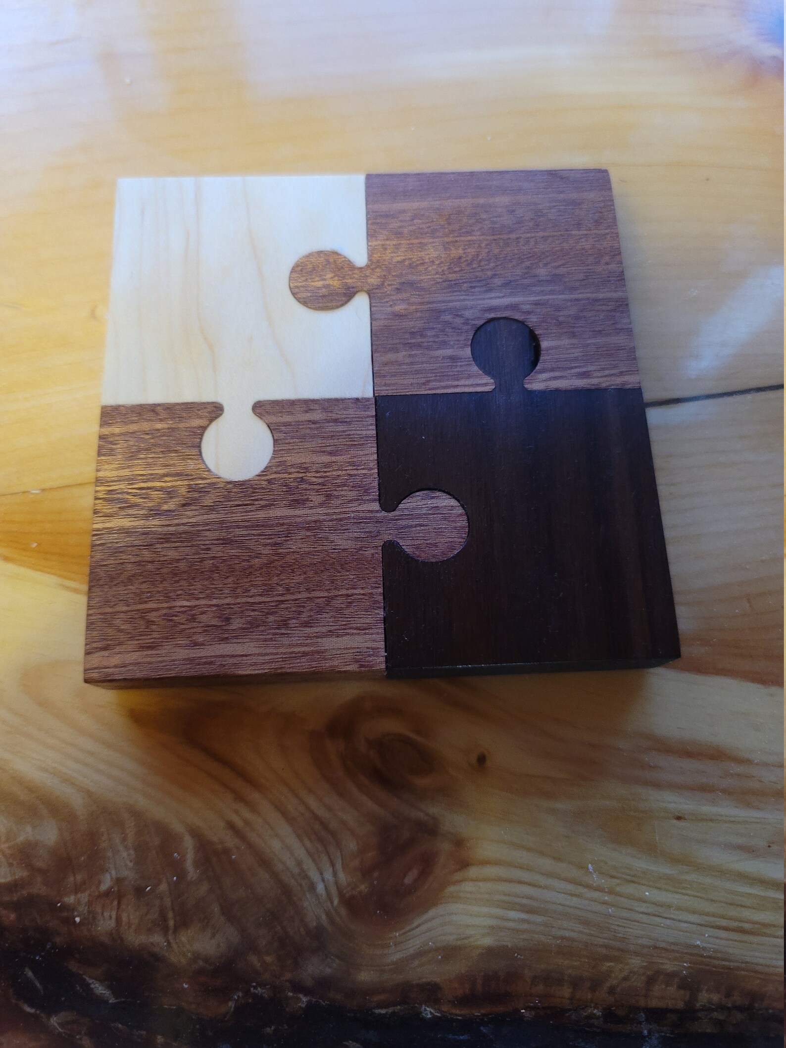 Shaker and Spoon Interlocking Puzzle Vial Holder - Etsy