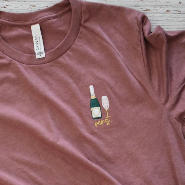 Champagne Tshirt - Etsy