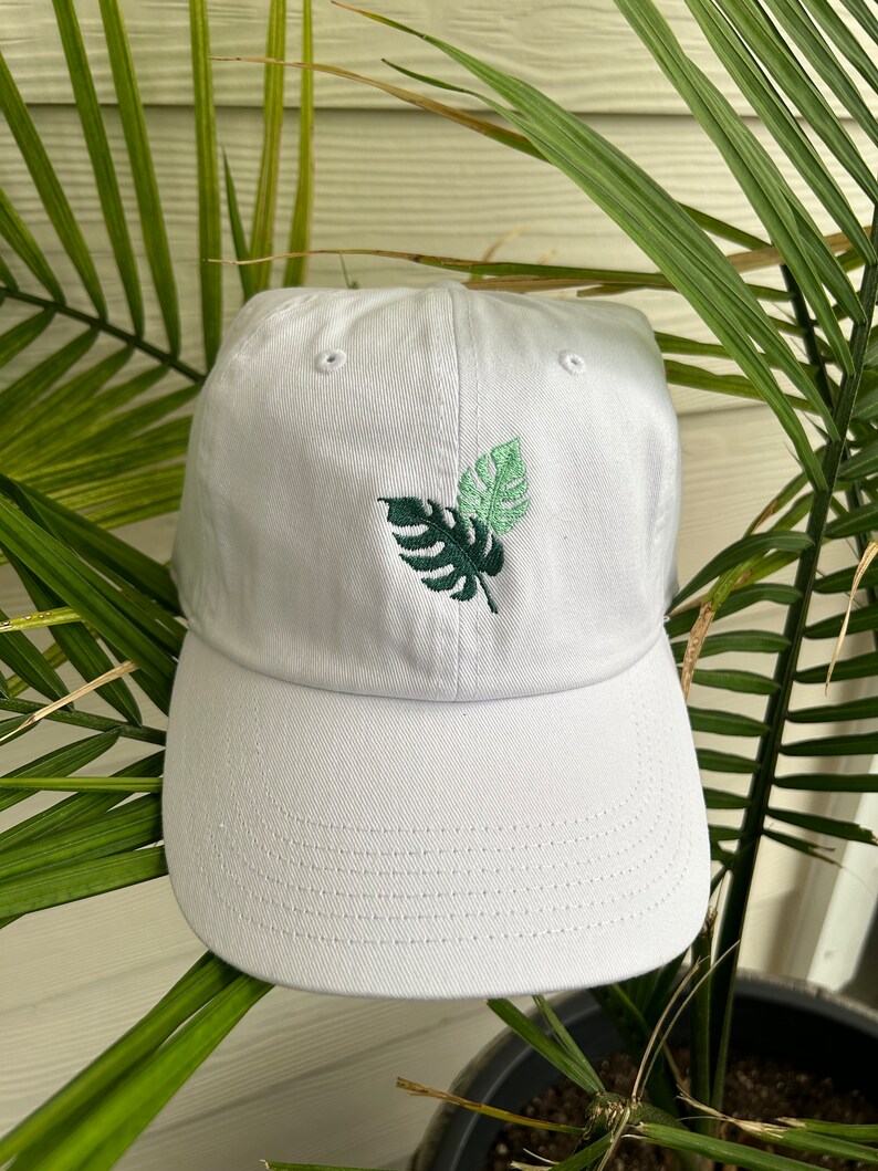 Palm Leaves Embroidered Dad Hat - Summer Hats - Etsy