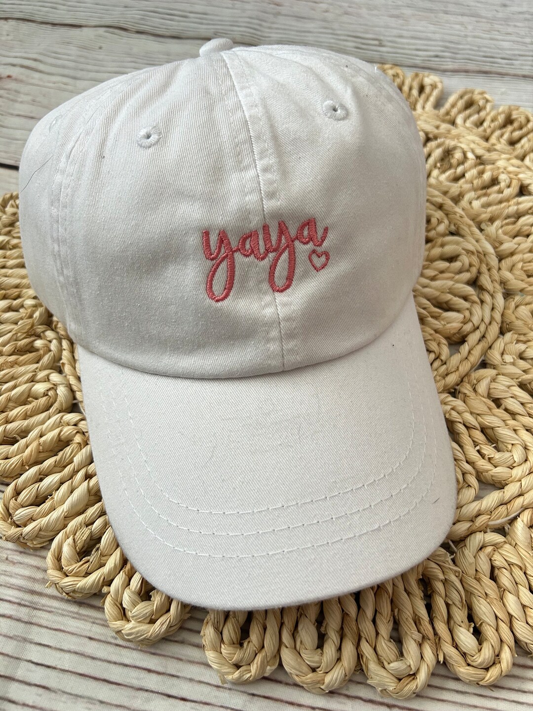 Yaya Baseball Cap - Customizable Grandma Hat - Etsy