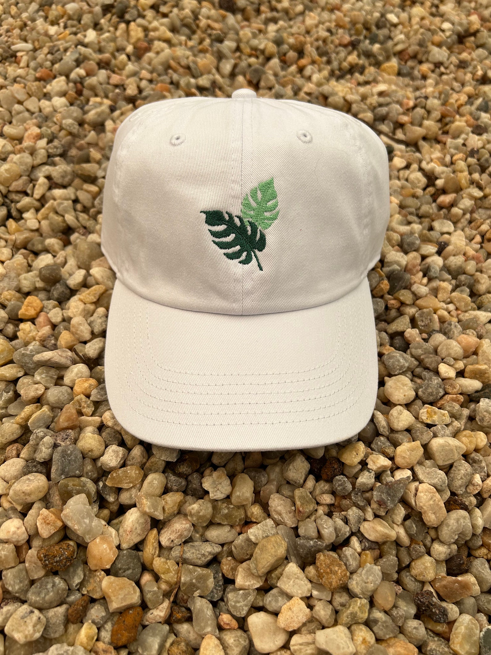 Palm Leaves Embroidered Dad Hat - Summer Hats - Etsy