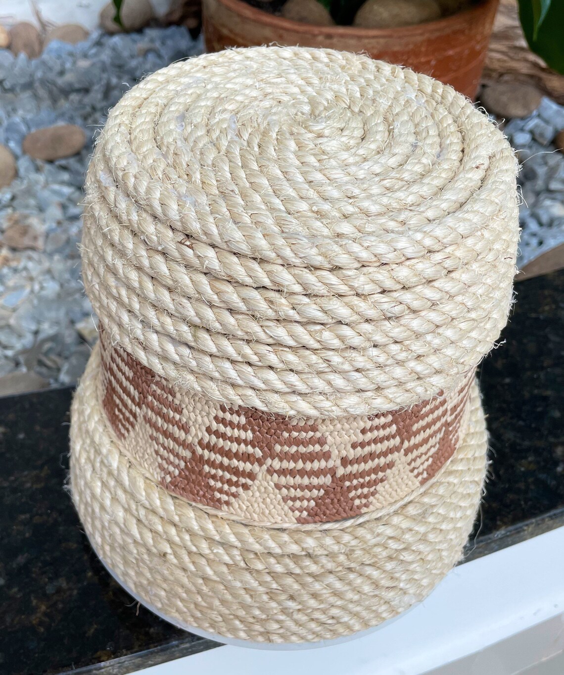 Handmade Jute Basket Basket for Indoor Plants Home Decor and | Etsy