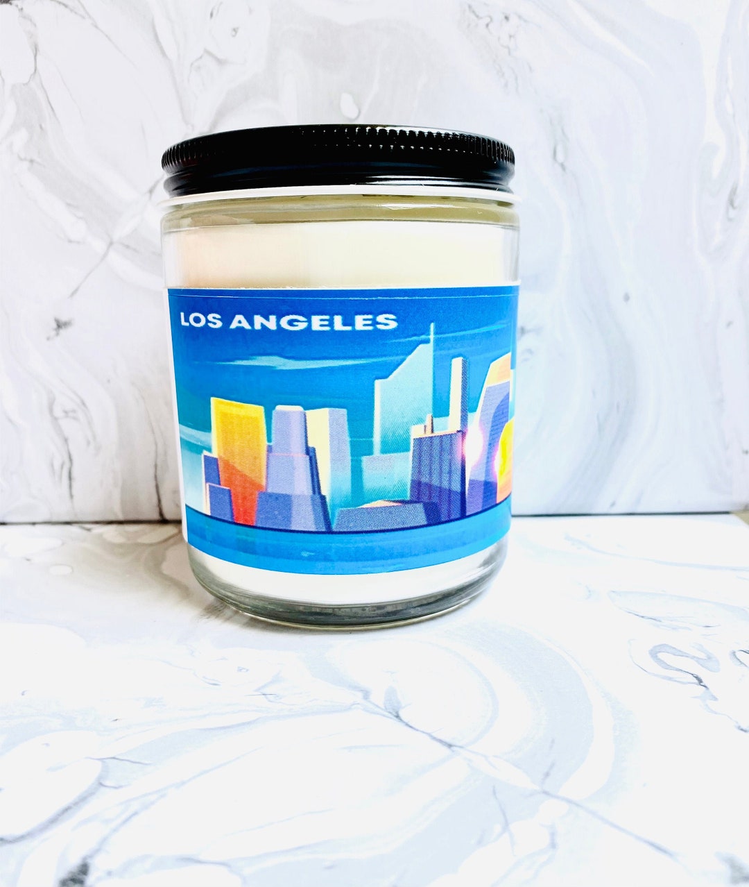 Los Angeles City View Candle Gift | LA Candle | Los Angeles City ...