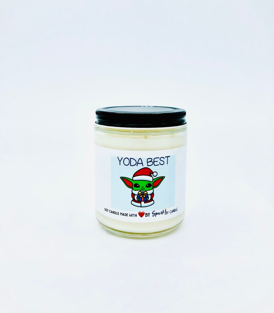 Yoda Best Christmas Candle, Star Wars Baby Yoda Mandalorian, Funny ...