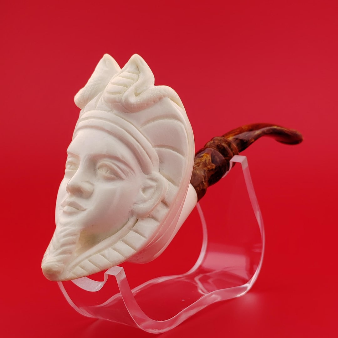 Egyptian Pharaoh Meerschaum Pipe,block Meerschaum Pipe,unique ...
