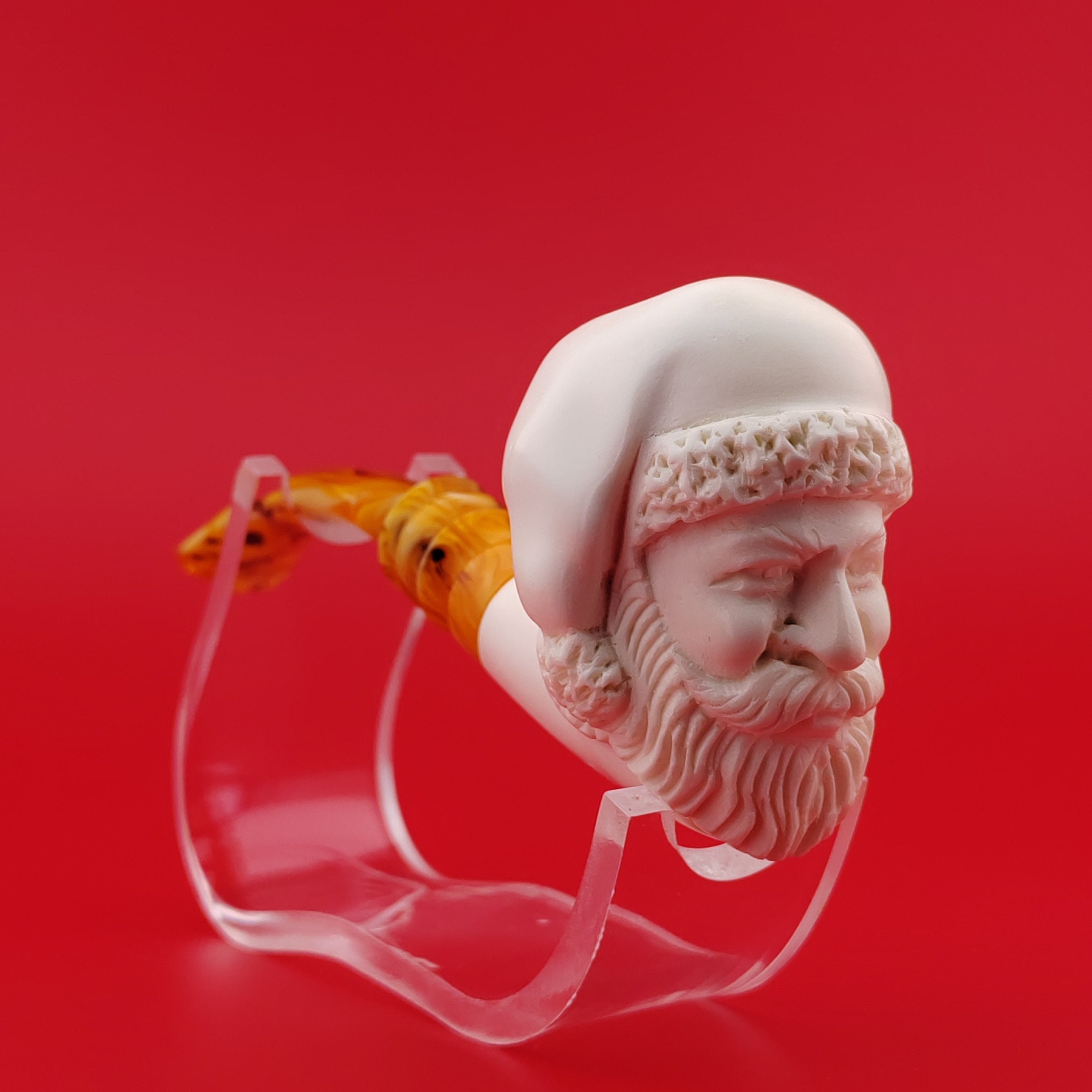 Santa Claus Smoking A Pipe
