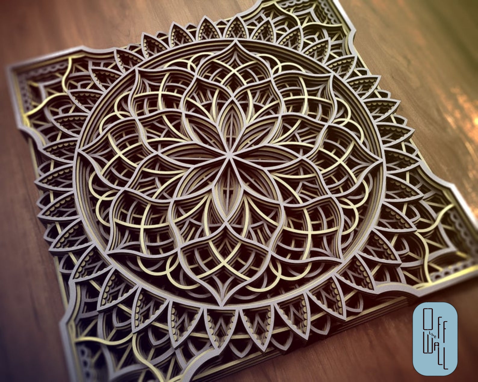 M34. Mandala Wall Art, Laser Cut, Layered Wall Art, Picture, Wall ...