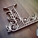 Layered Letter L, Laser Cut Letter, Wall Art Multilayer Letter, Numbers ...