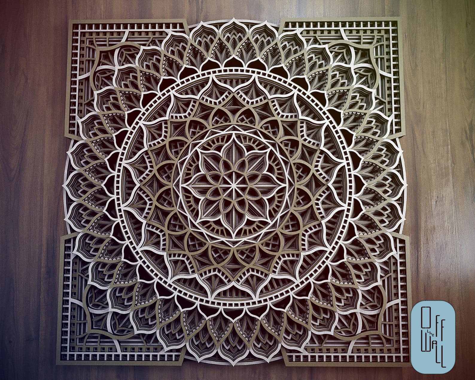 M25. Mandala Wall Art, Laser Cut ,layered Wall Art Picture, Wall ...