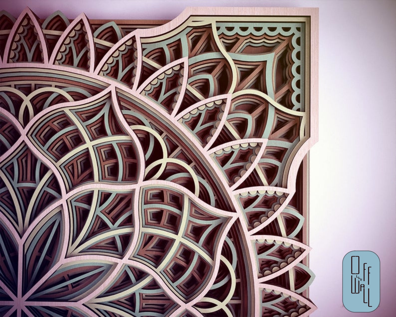 M34. Mandala Wall Art, Laser Cut, Layered Wall Art, Picture, Wall ...