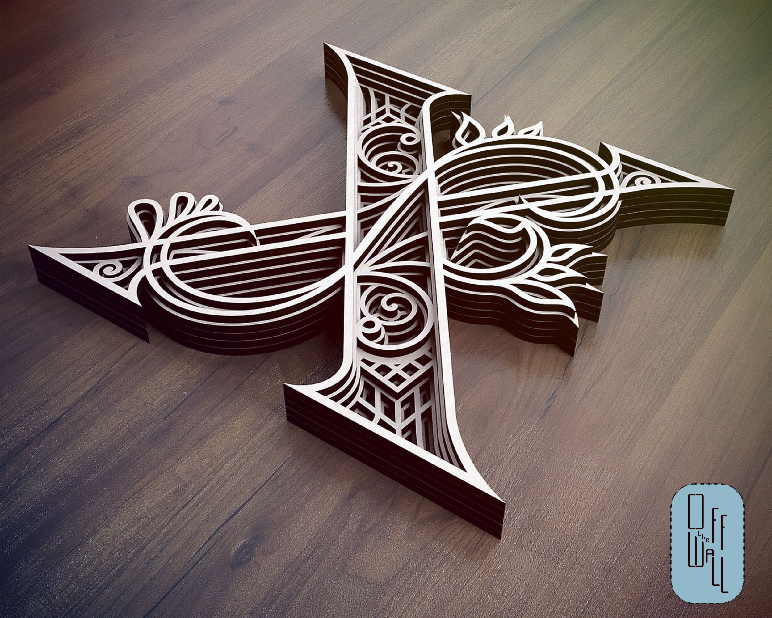 Layered Letter X, Laser Cut Letter, Wall Art Multilayer Letter, Numbers ...