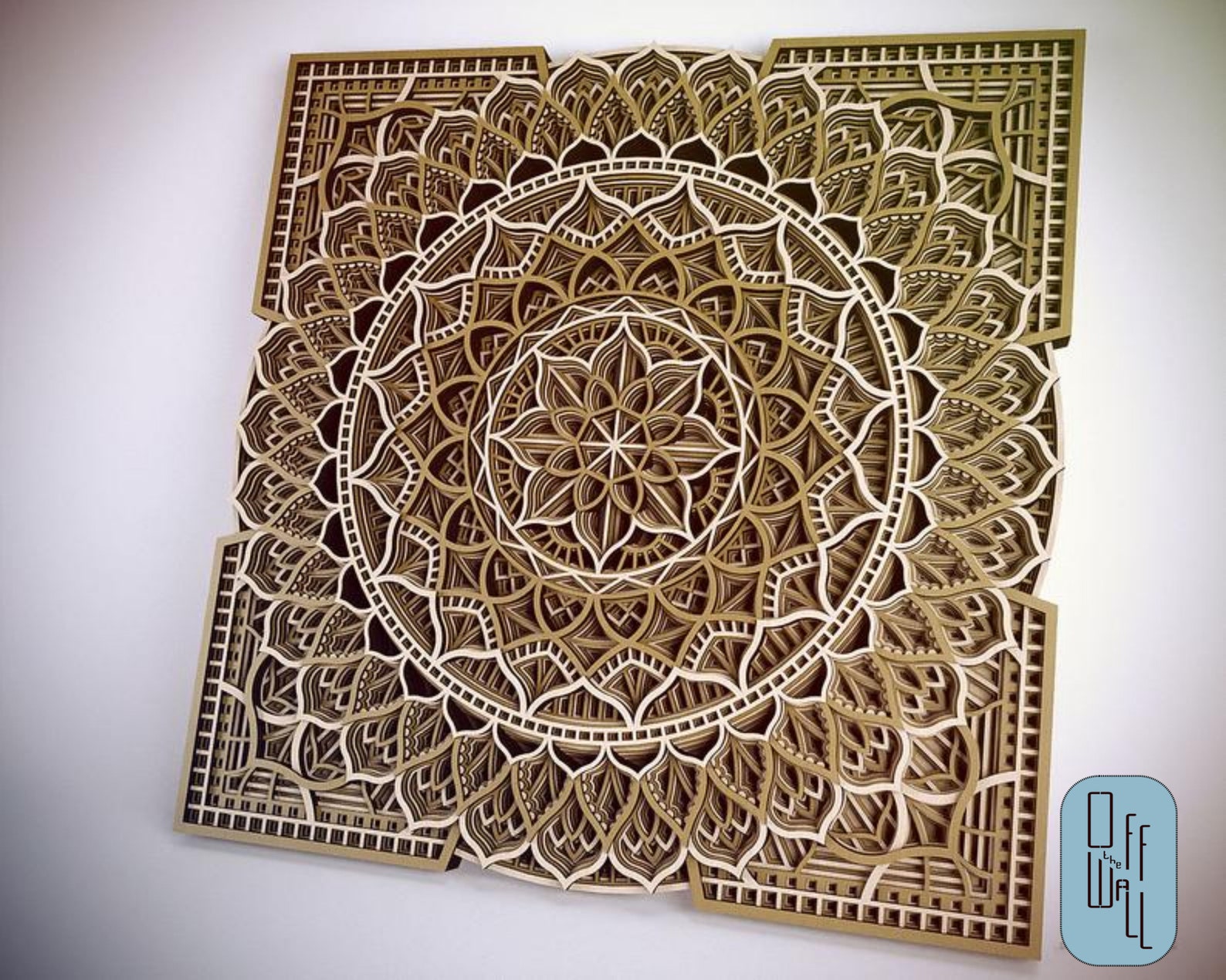 M25. Mandala Wall Art, Laser Cut ,layered Wall Art Picture, Wall ...