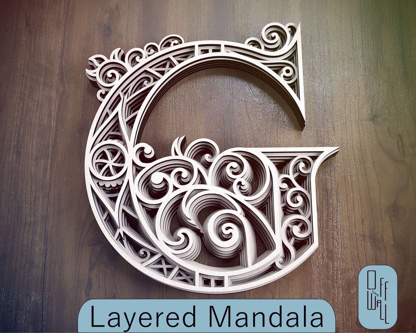 Layered Letter G Laser Cut Letter Wall Art Multilayer - Etsy