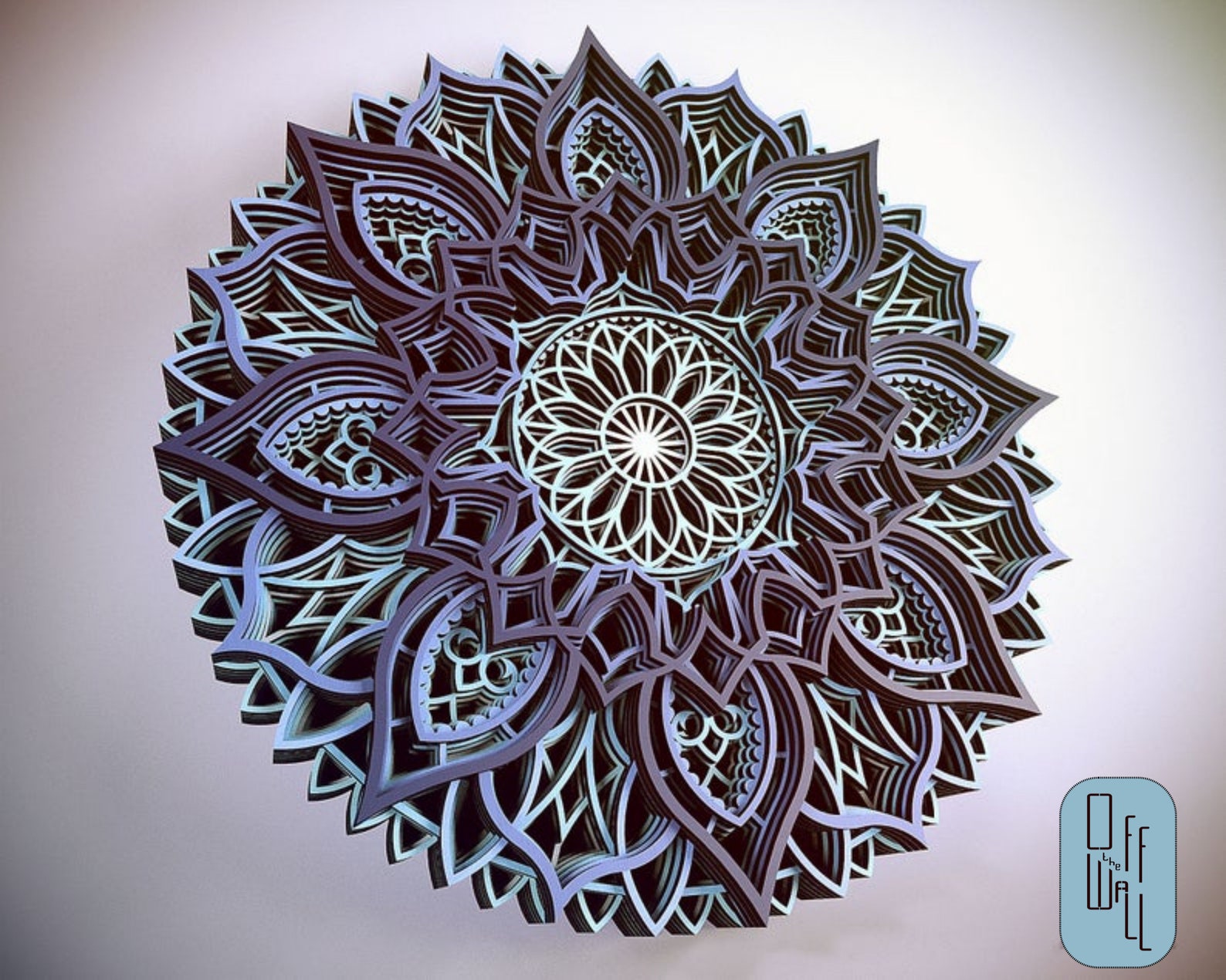 M122. Mandala Wall Art Hanging Art Layered Wall Art - Etsy