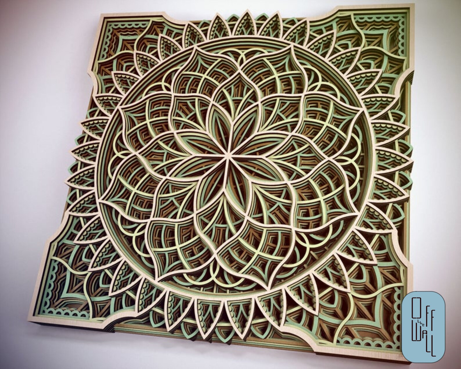 M34. Mandala Wall Art, Laser Cut, Layered Wall Art, Picture, Wall ...