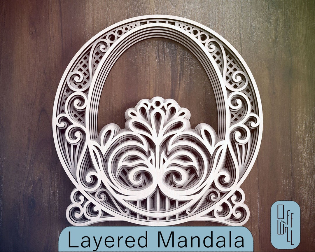 Layered Letter O, Laser Cut Letter, Wall Art Multilayer Letter, Numbers ...