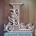 Layered Letter L, Laser Cut Letter, Wall Art Multilayer Letter, Numbers ...