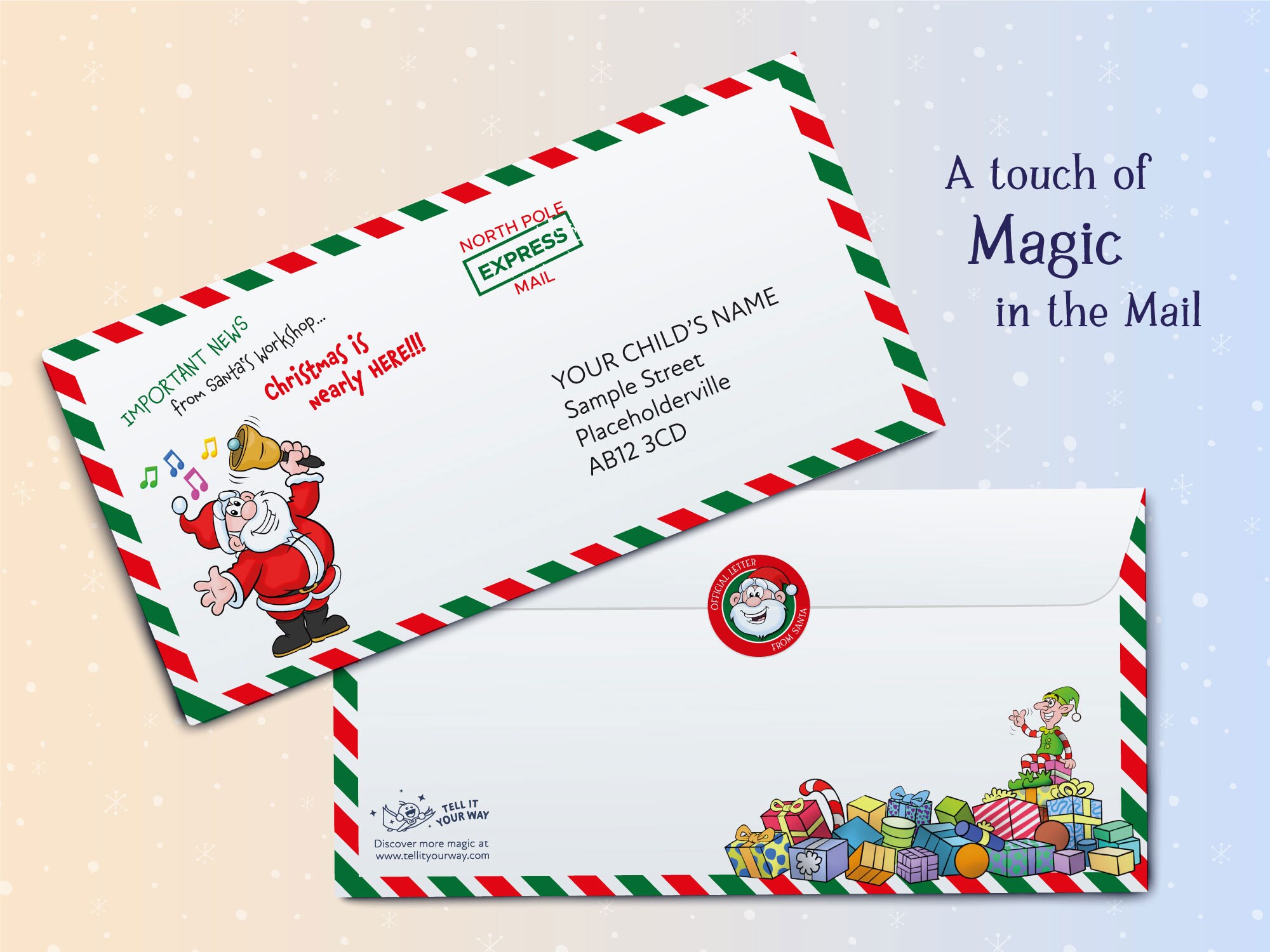 Personalised Letter From Santa Plus Free Email on Christmas Eve - Etsy