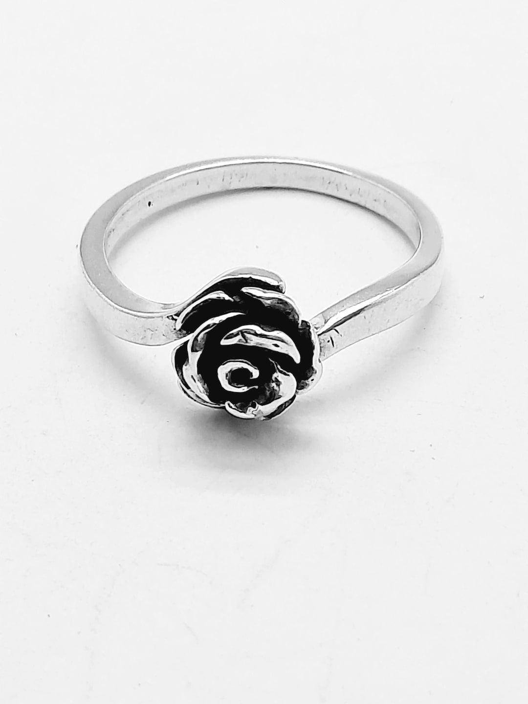 925 Sterling Silver, Rose Rings for Women, Art Nouveau Ring, Nature Flower Ring, Statement Ring ...