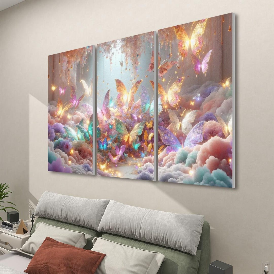 Sound Absorbing Wall Art - 3 Panels Acoustic Art for Modern Interiors ...