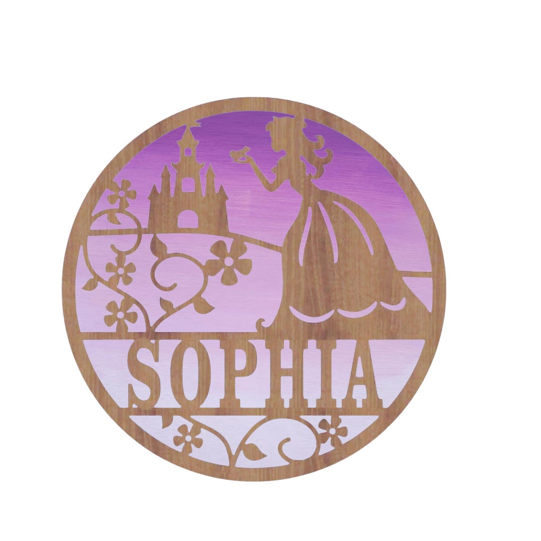 Personalised Wall Name Wooden Plaque Children's Bedroom or Nursery ...