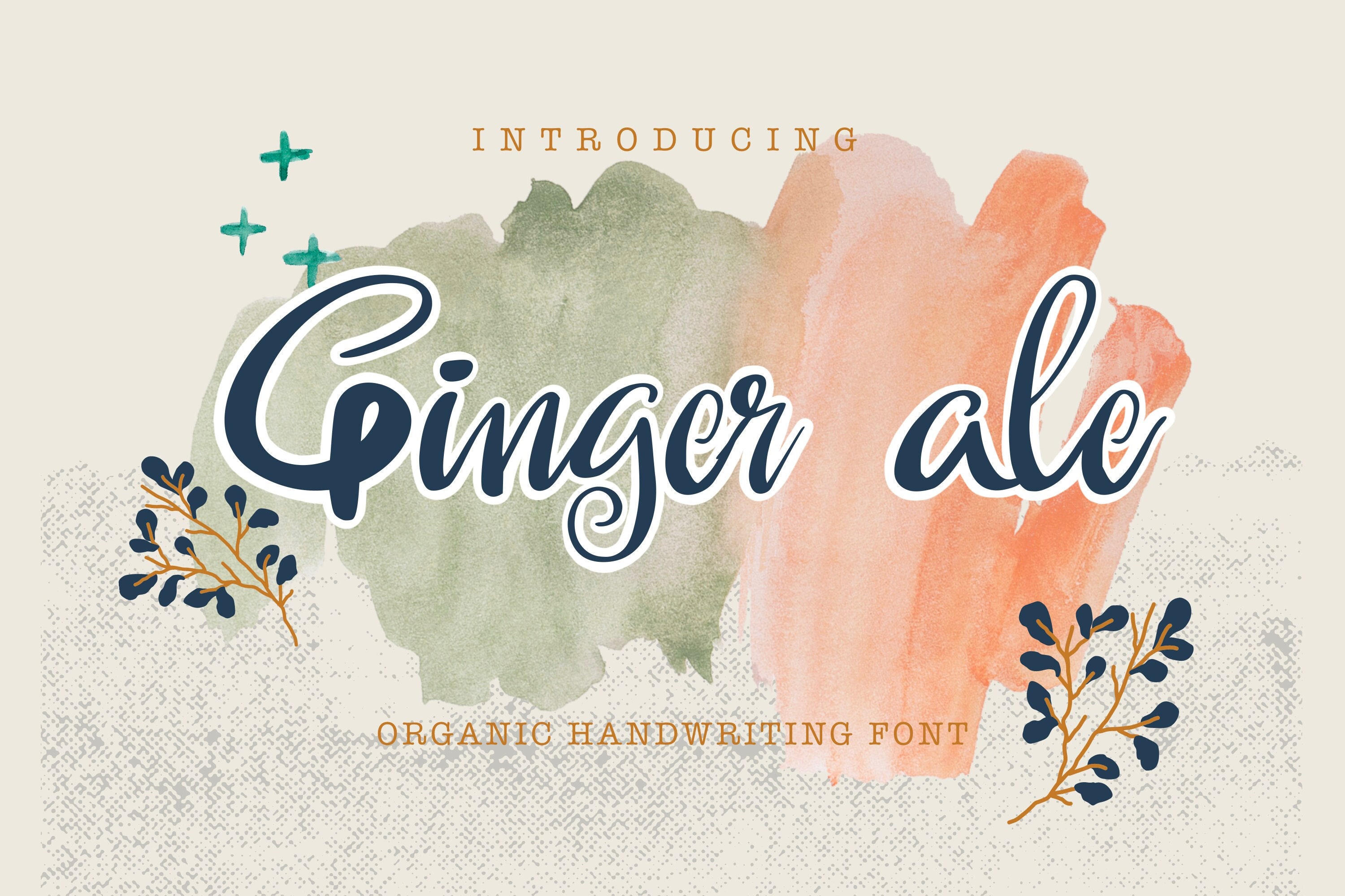 Digital Font, Procreate Font, Ginger Ale Handwriting Font, Font for ...