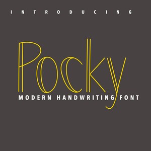 Buy Hand Drawing Font Pocky Font Font for Download Cute Hand Online in ...