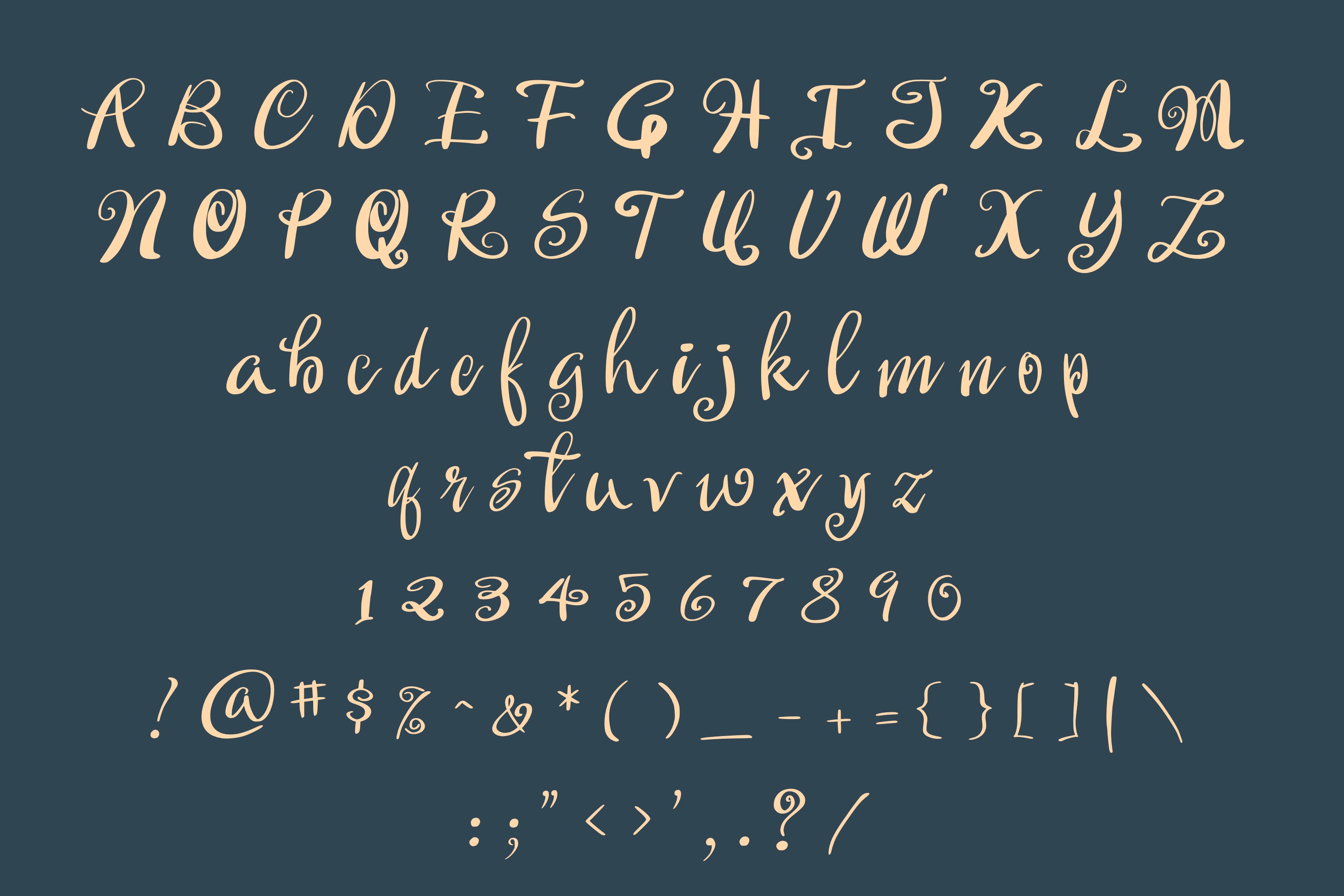 Digital Font, Procreate Font, Ginger Ale Handwriting Font, Font for ...