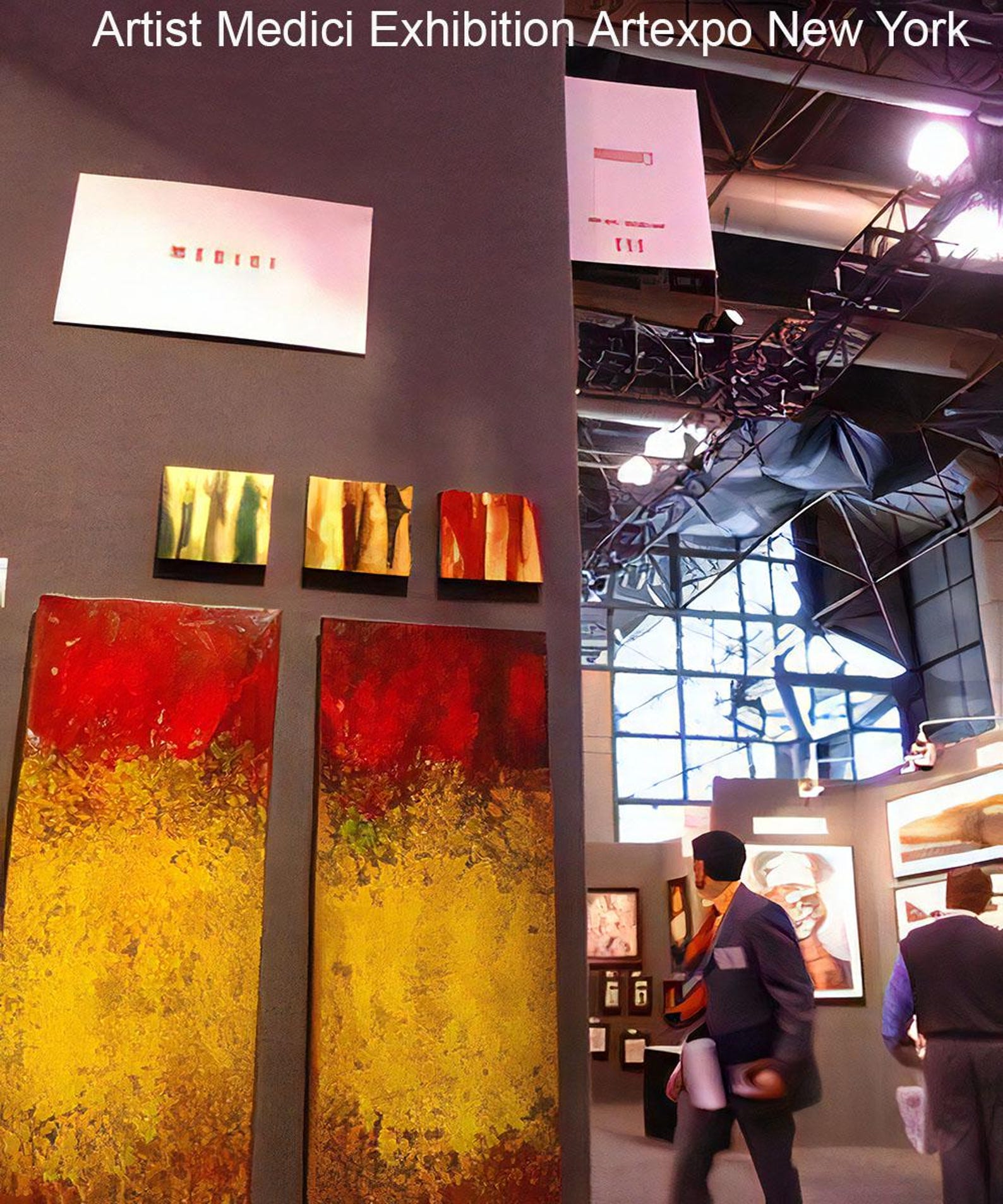 Ladies by Vera Medici, grande toile d'art mural XXL, art mural XXL ...