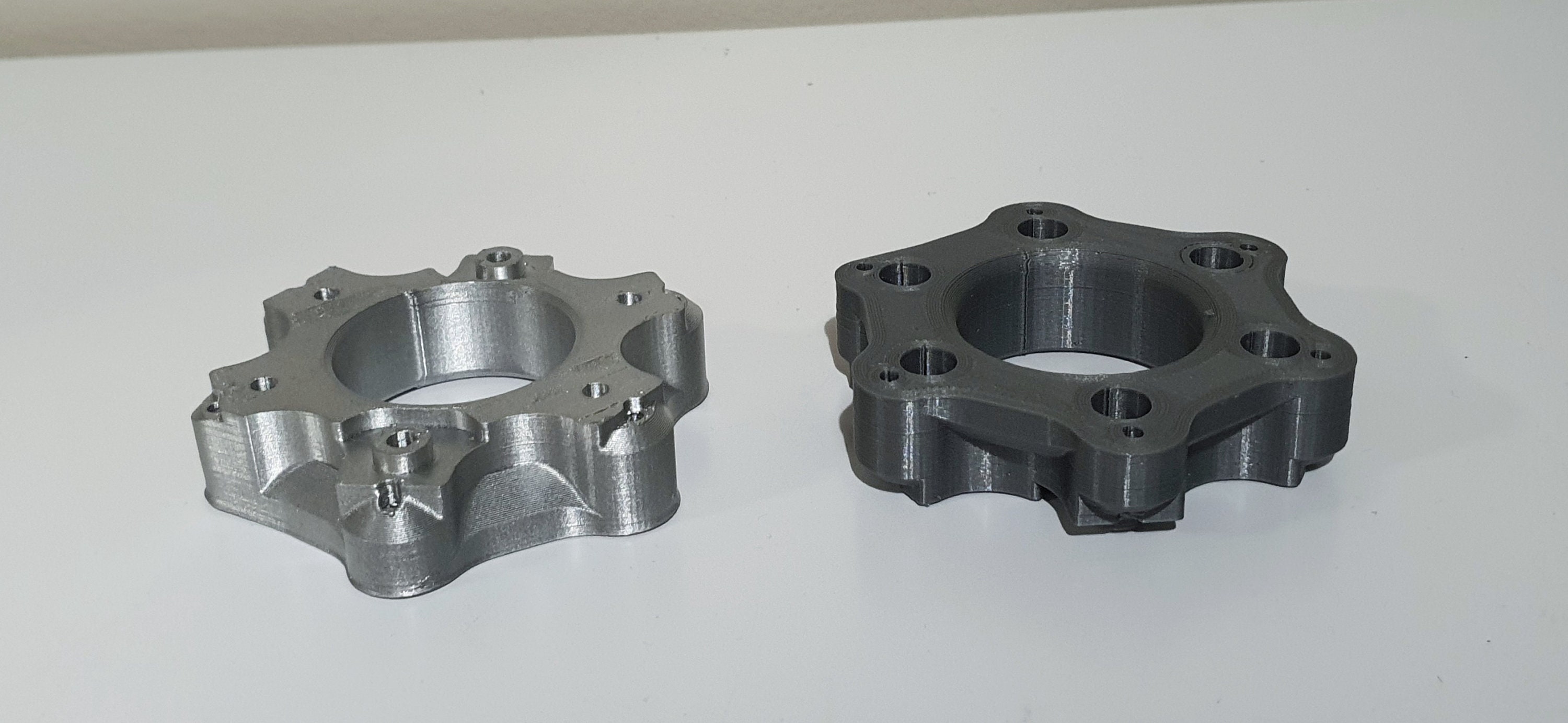 Logitech G29 G920 G27 STEERING WHEEL ADAPTER - 3D Printed Silver Color ...