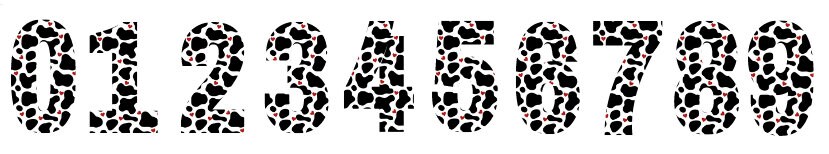 Cow Font SVG, Cow Font PNG, Cow Print Alphabet Svg, Numbers Svg, Cow ...