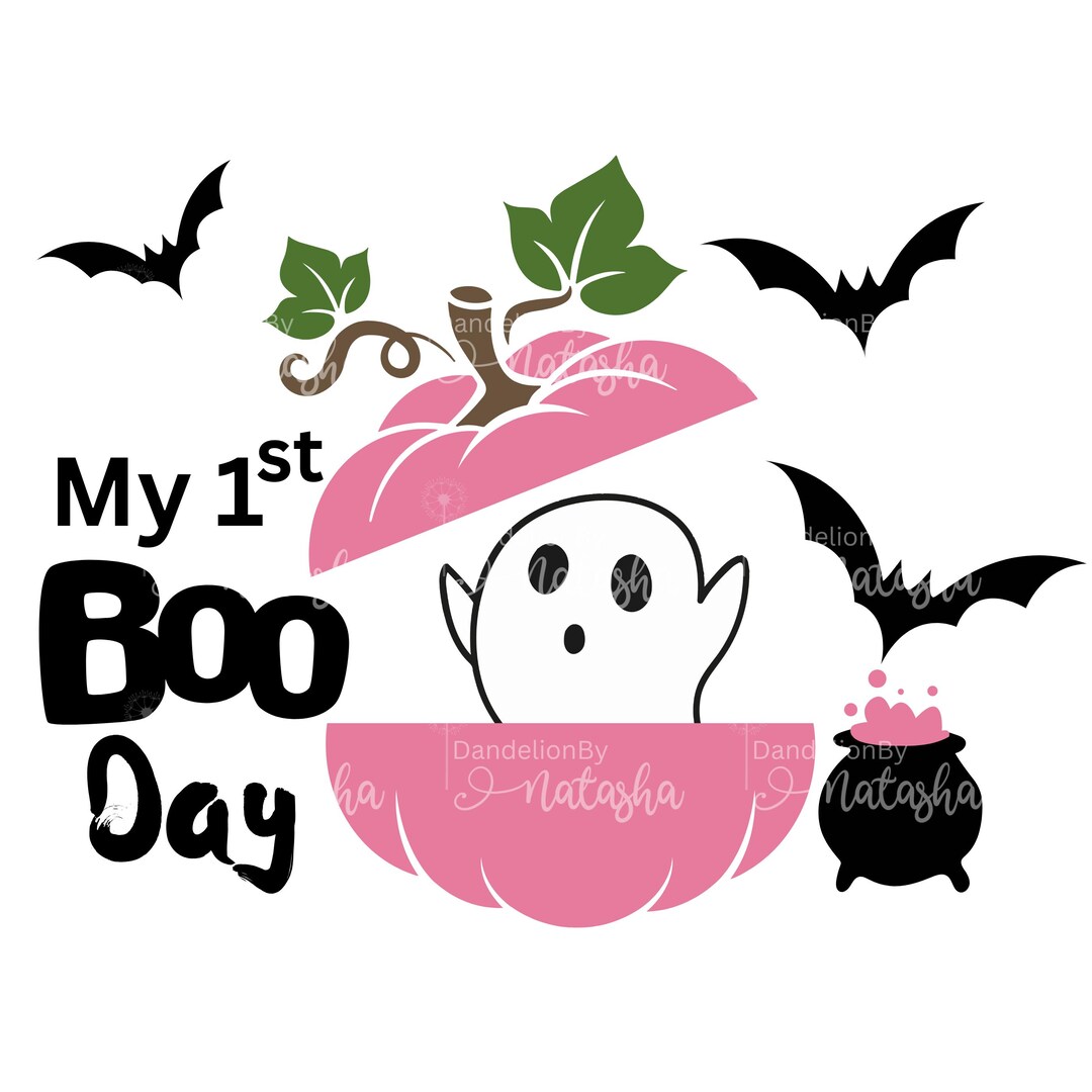 My First Boo-day, Pink Halloween, My 1st Boo-day, My 1st Spooky Season ...