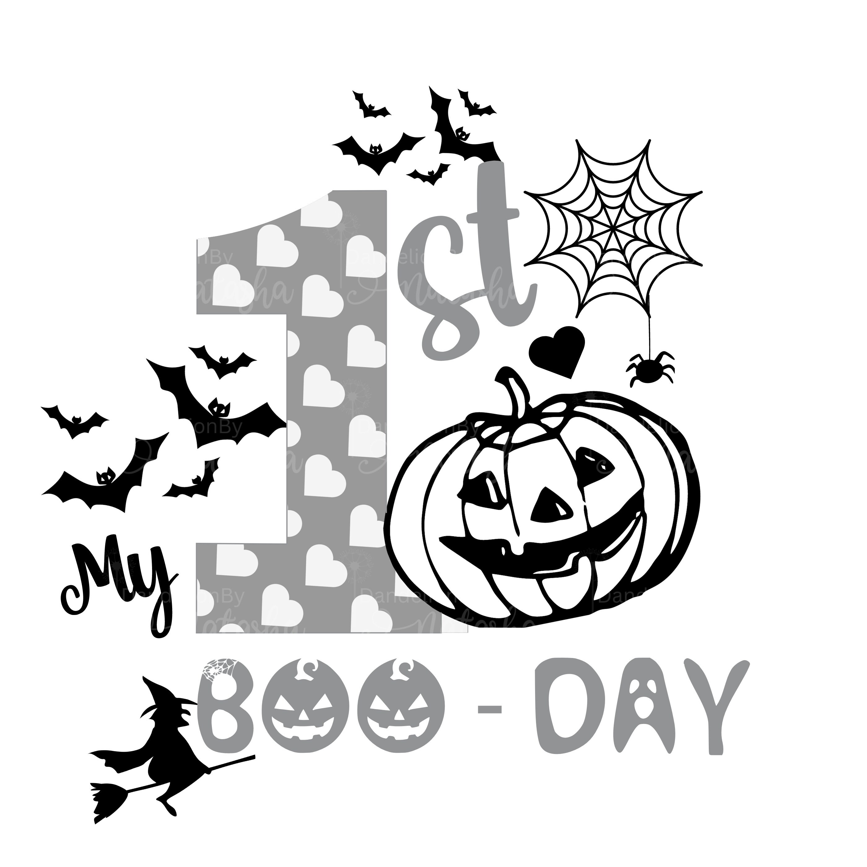 My First Boo-day |PNG SVG| My 1st Boo-day Svg, My 1st Boo-day Png, Cut ...