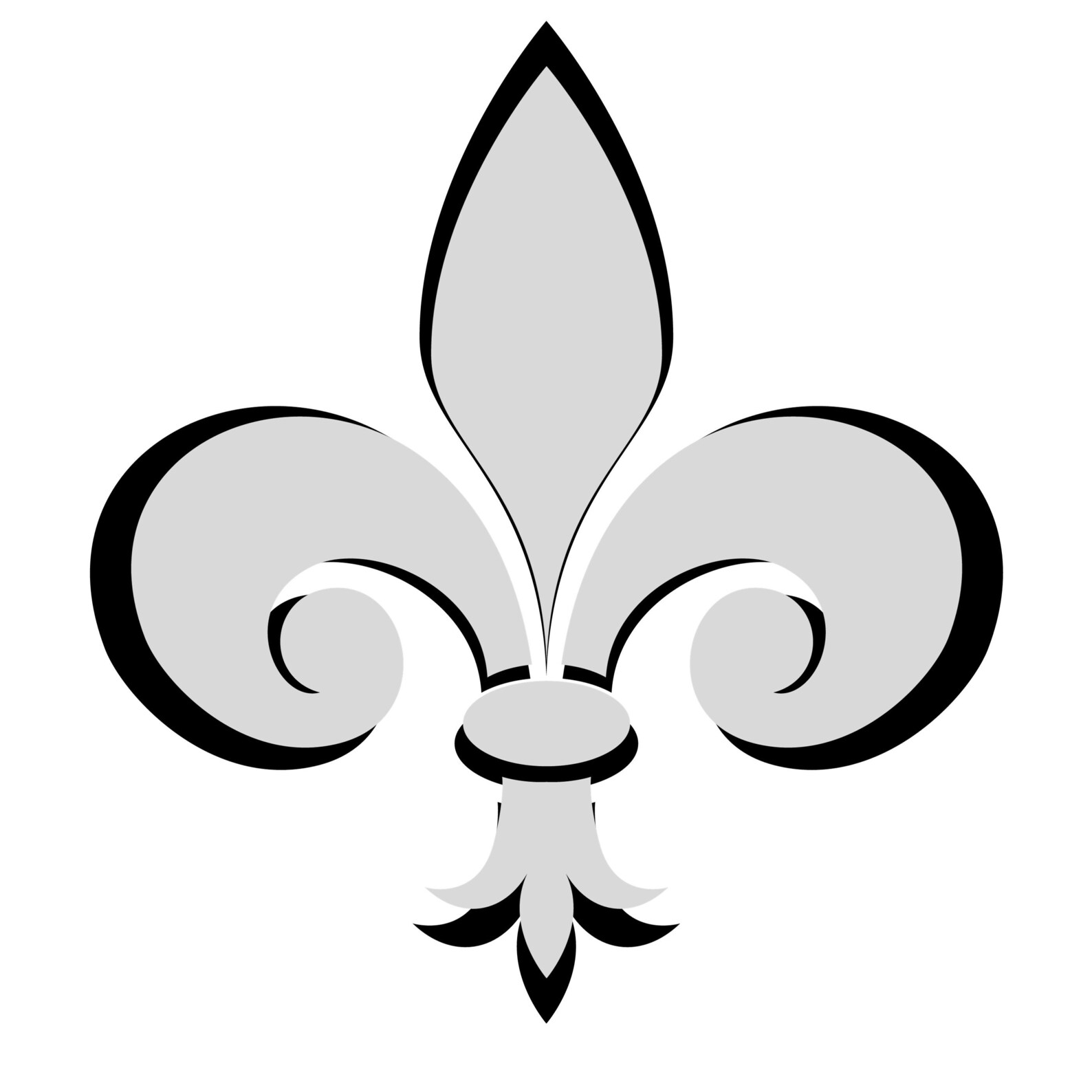 Saints Fleur Svg, Saints Fleur Png, Vector Decal, Svg Files, Cricut ...