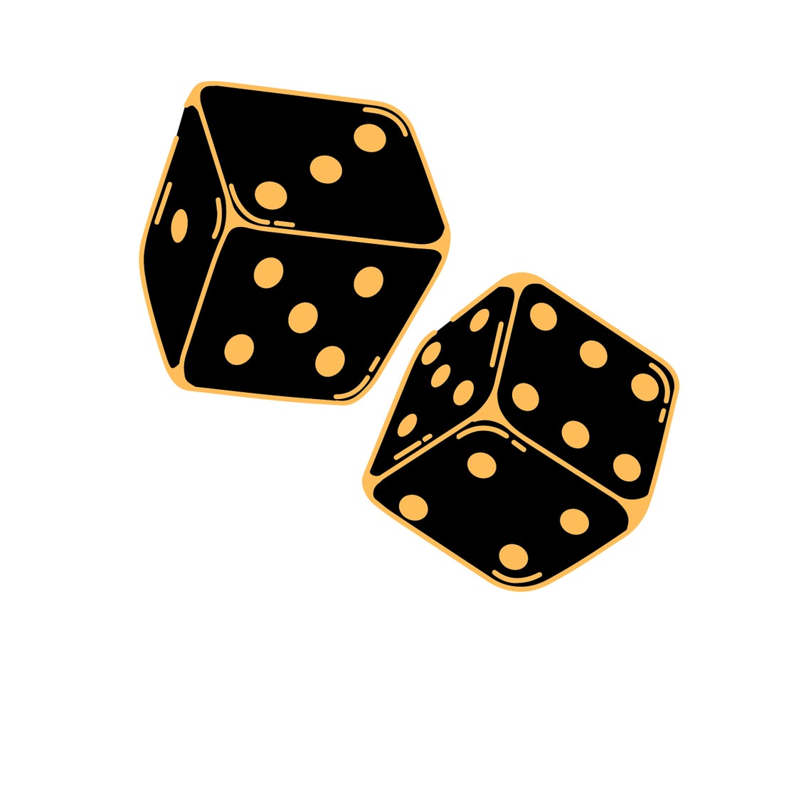 Two Dice Svg, Two Dice PNG, Casino Svg, Gamble Svg, Gambling Svg, Las ...