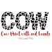 Cow Font SVG, Cow Font PNG, Cow Print Alphabet Svg, Numbers Svg, Cow ...