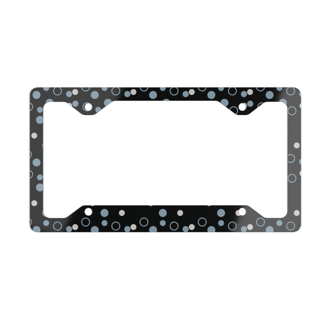 Number Plate Frame With Bubble Print, License Plate Frame With Bubble ...