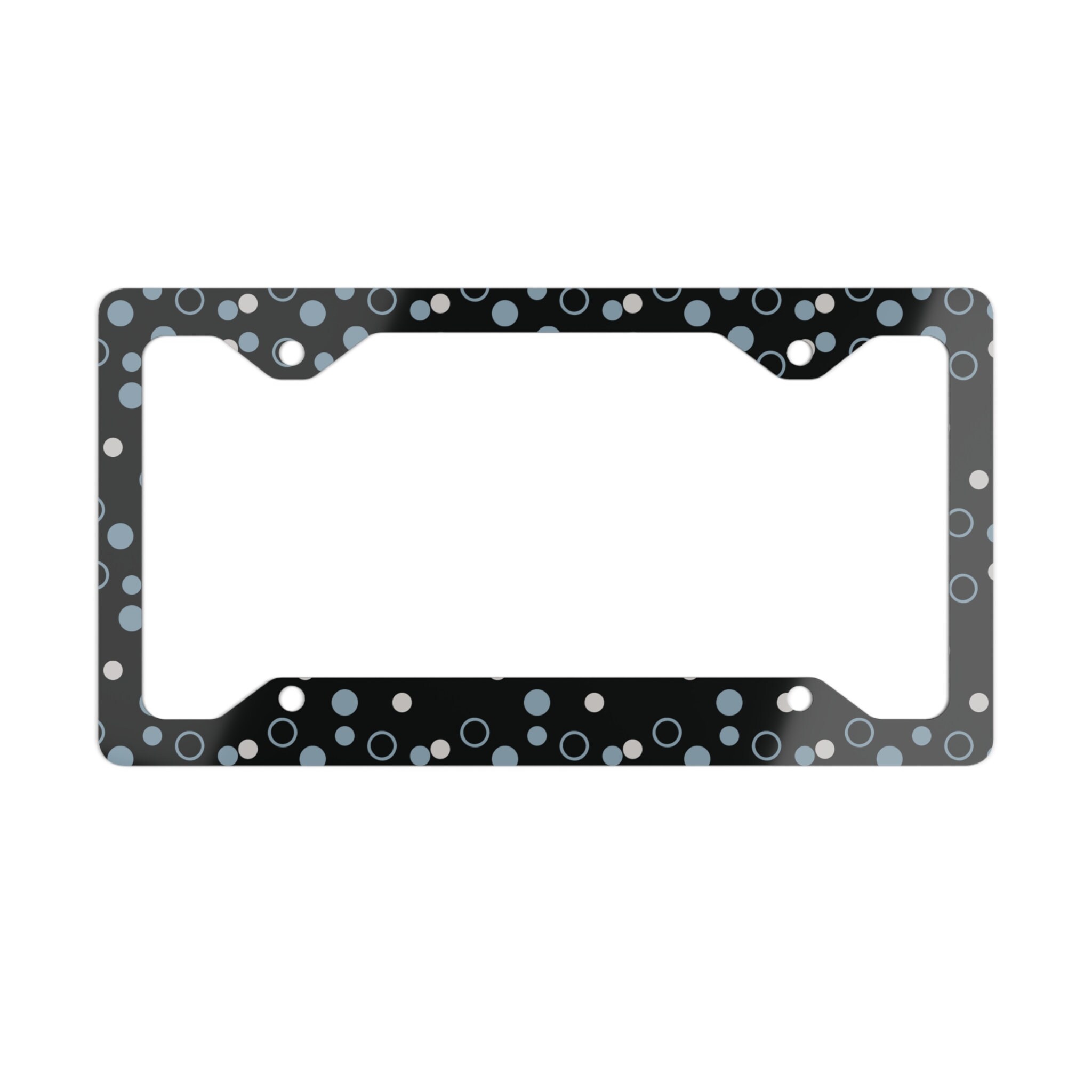 Number Plate Frame With Bubble Print, License Plate Frame With Bubble ...