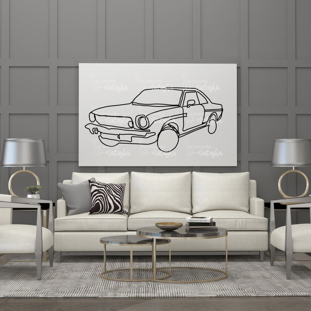 One Line Continuous Line Art Print Single Line Drawing Minimalist Line ...