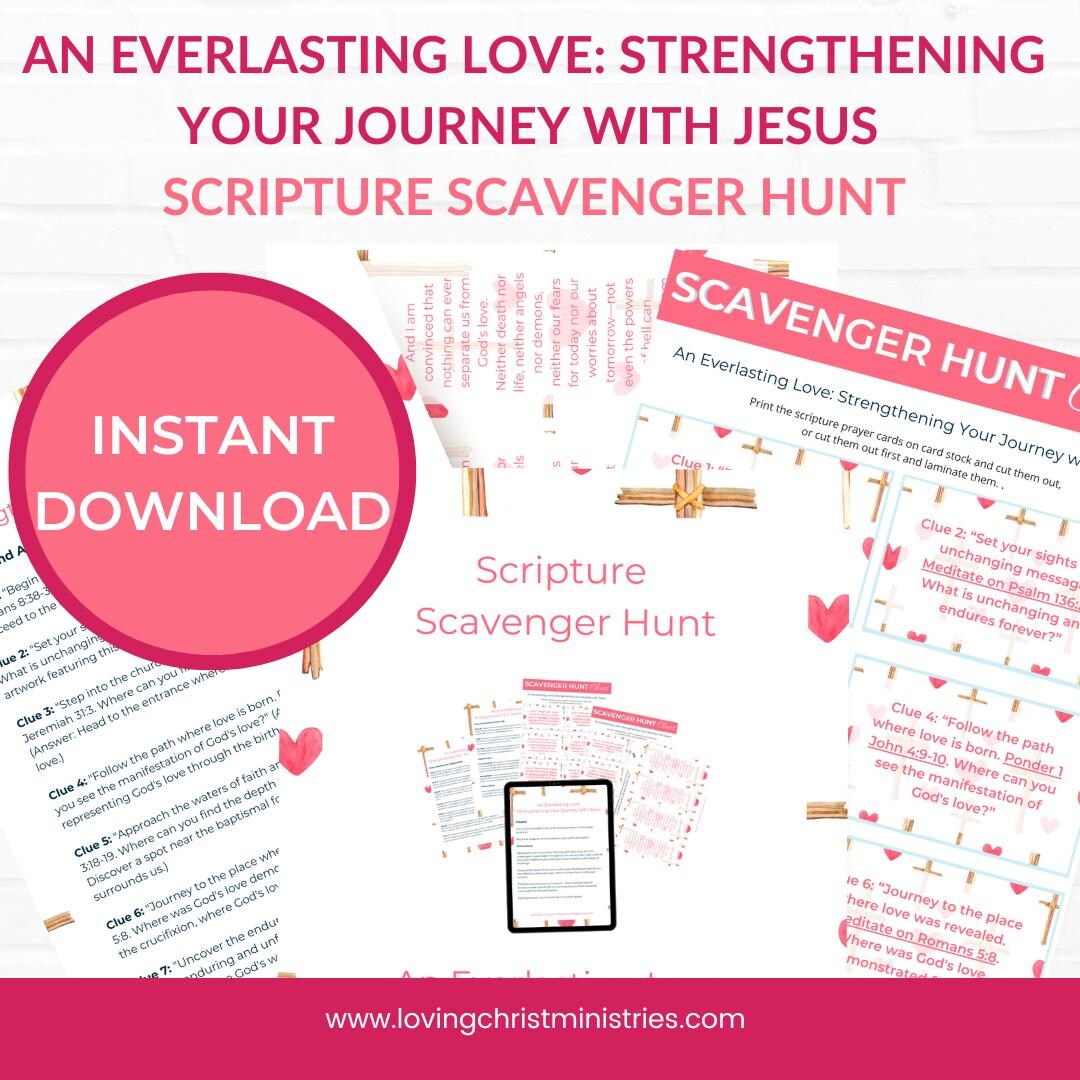 Everlasting Love Scripture Scavenger Hunt: Women's Ministry Game ...