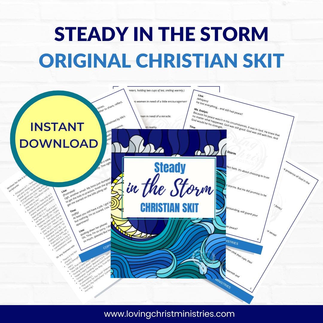 Steady in the Storm Christian Skit | Women's Ministry | Church ...