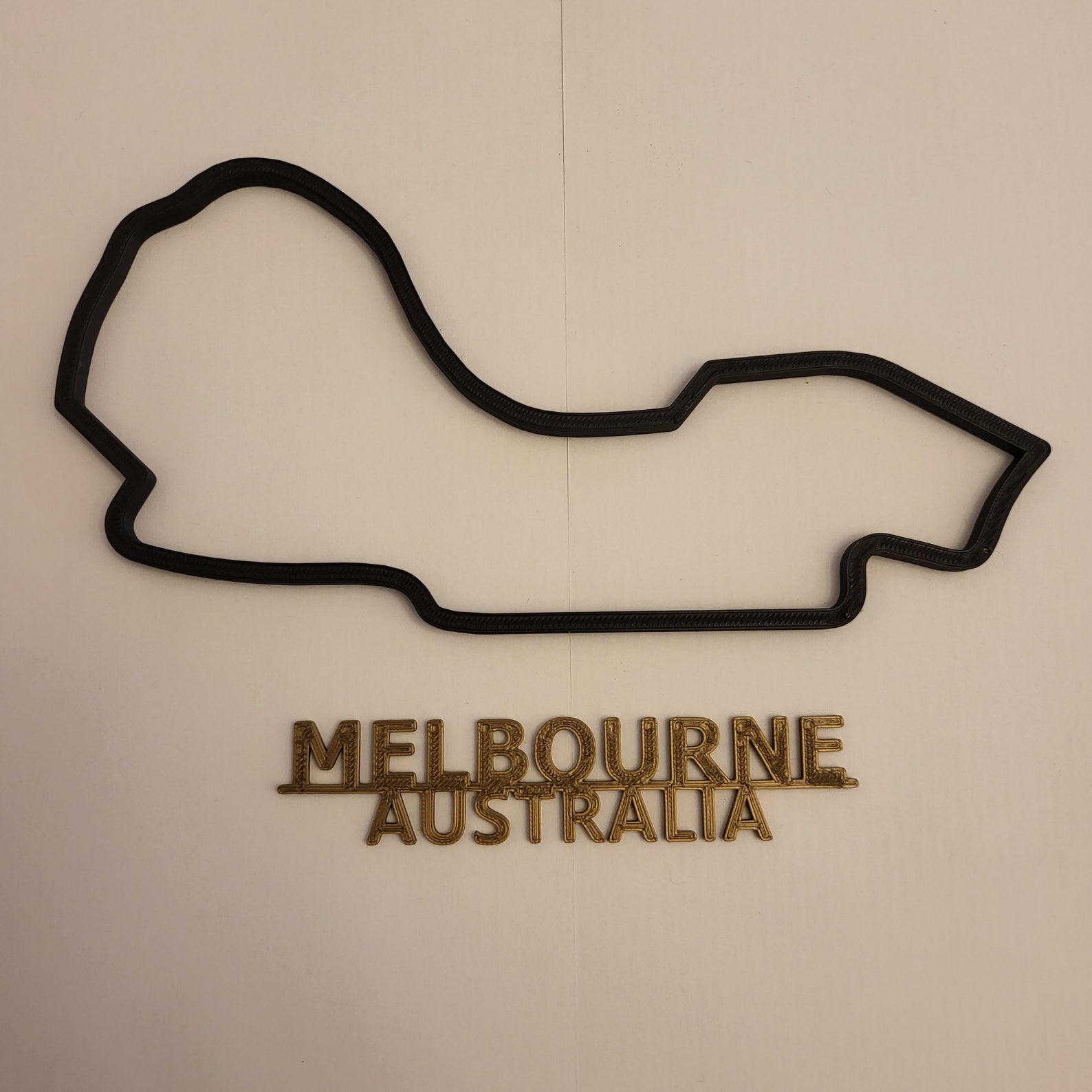 3D Australian (melbourne) F1 Race Circuit Wall Art Race Track ...