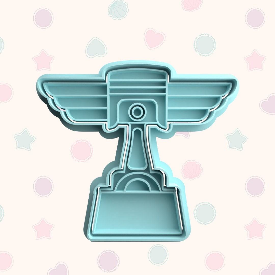 Cars Piston Cup Fondant Stamp & Cutter Embosser Set - Etsy